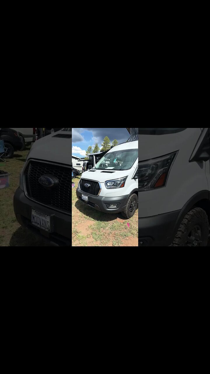ModVans on the 4x4 Ford Transit chassis #overlandexpo #vanlife
