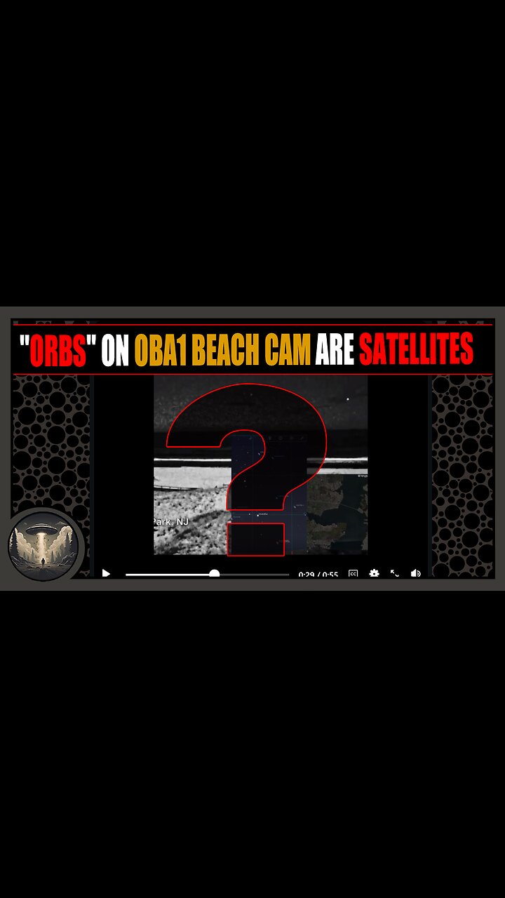 "Orbs" on OBA1 beach cam are satellites?