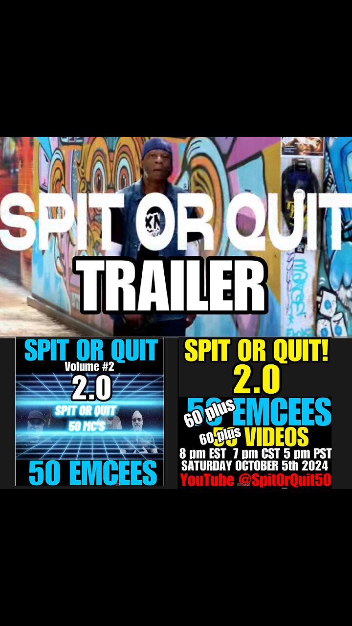SPIT OR QUIT 2.0 SATURDAY OCTOBER 5th 2024 8pm