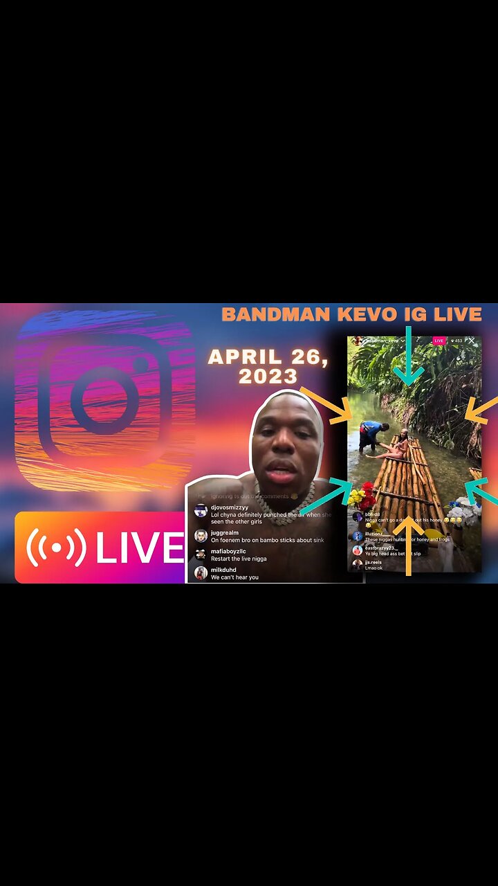 BANDMAN KEVO IG LIVE: Bandman Kevo All The Way In Jamaica Having A Good ...
