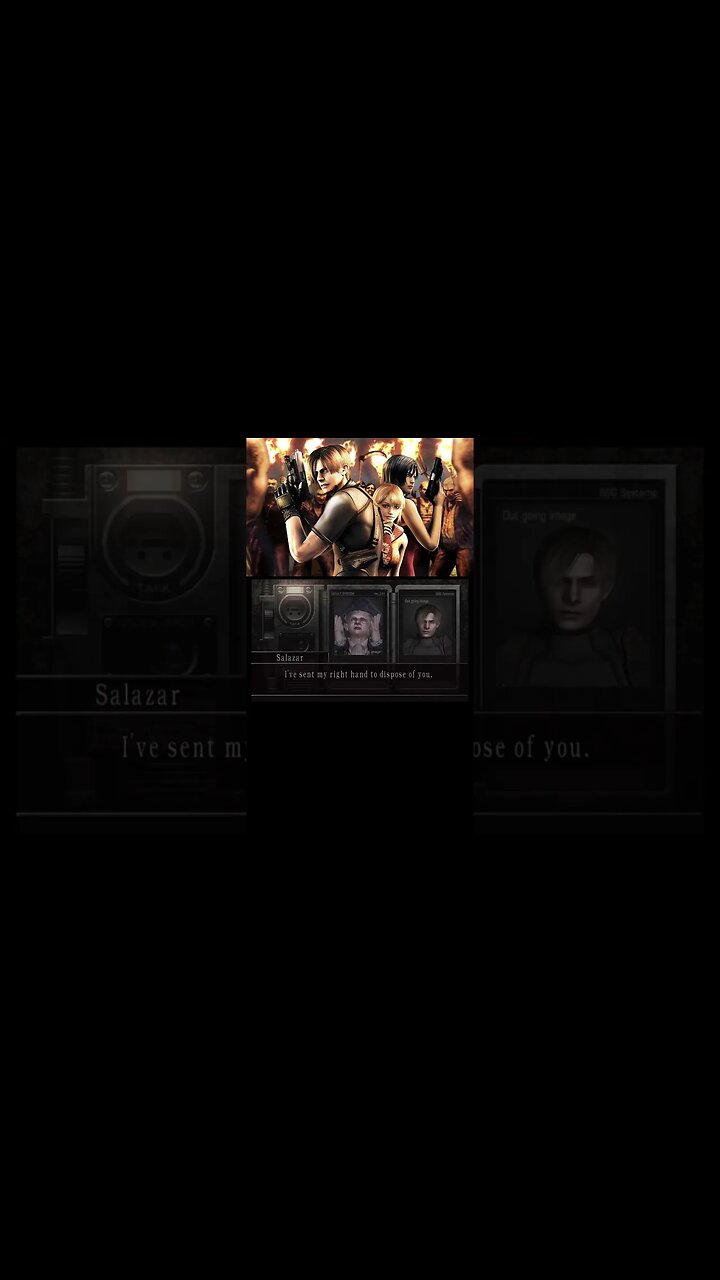 Leon Trolling Salazar | resident evil 4 #residentevil #gaming #shorts