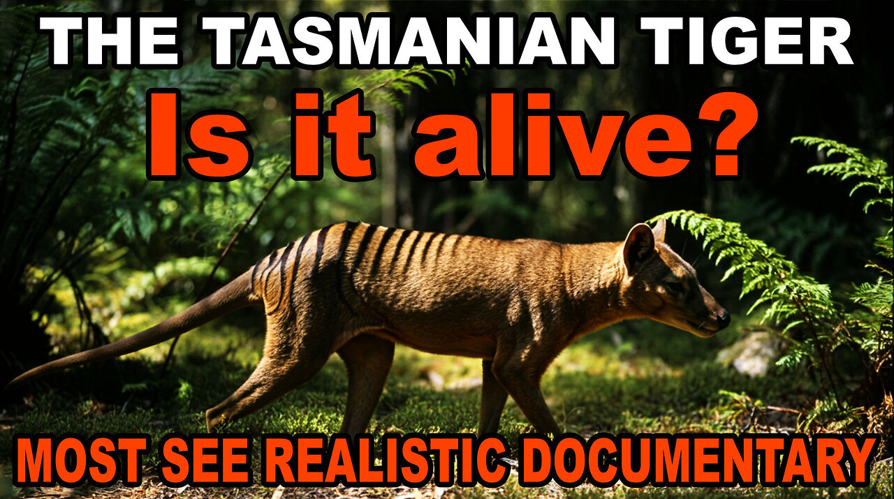 THE TASMANIAN TIGER OR THYLACINE, IS IT ALIVE? BEST Ai ANIMATION ...