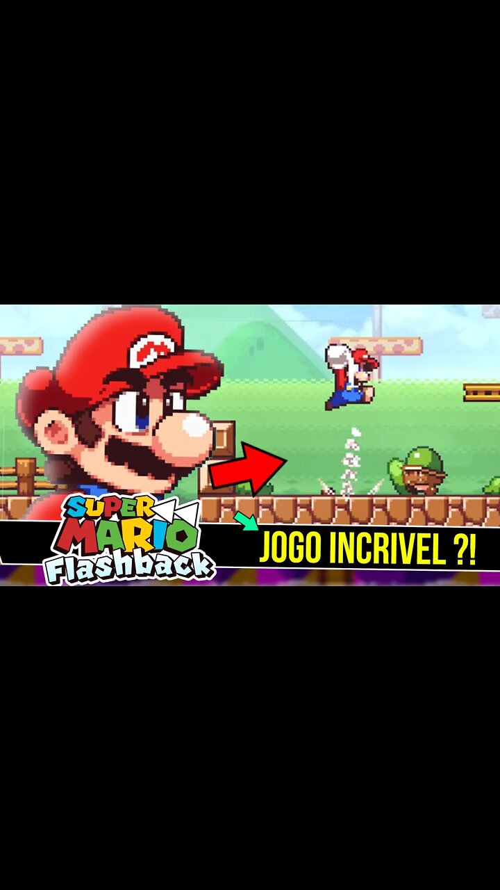 JOGO mais BONITO do Mario | Super Mario Flashback #shorts