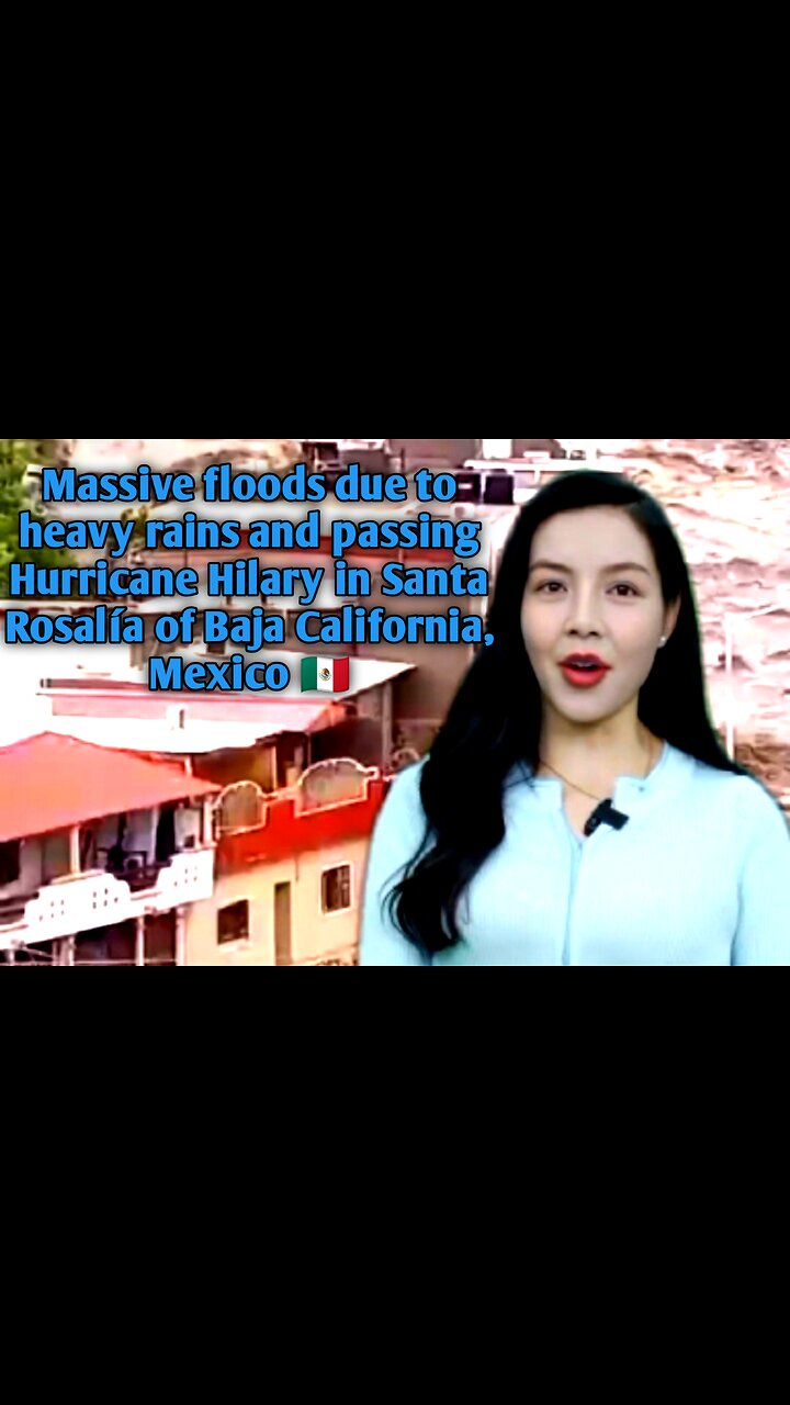 Massive floods due to heavy rains and passing Hurricane Hilary in Santa ...