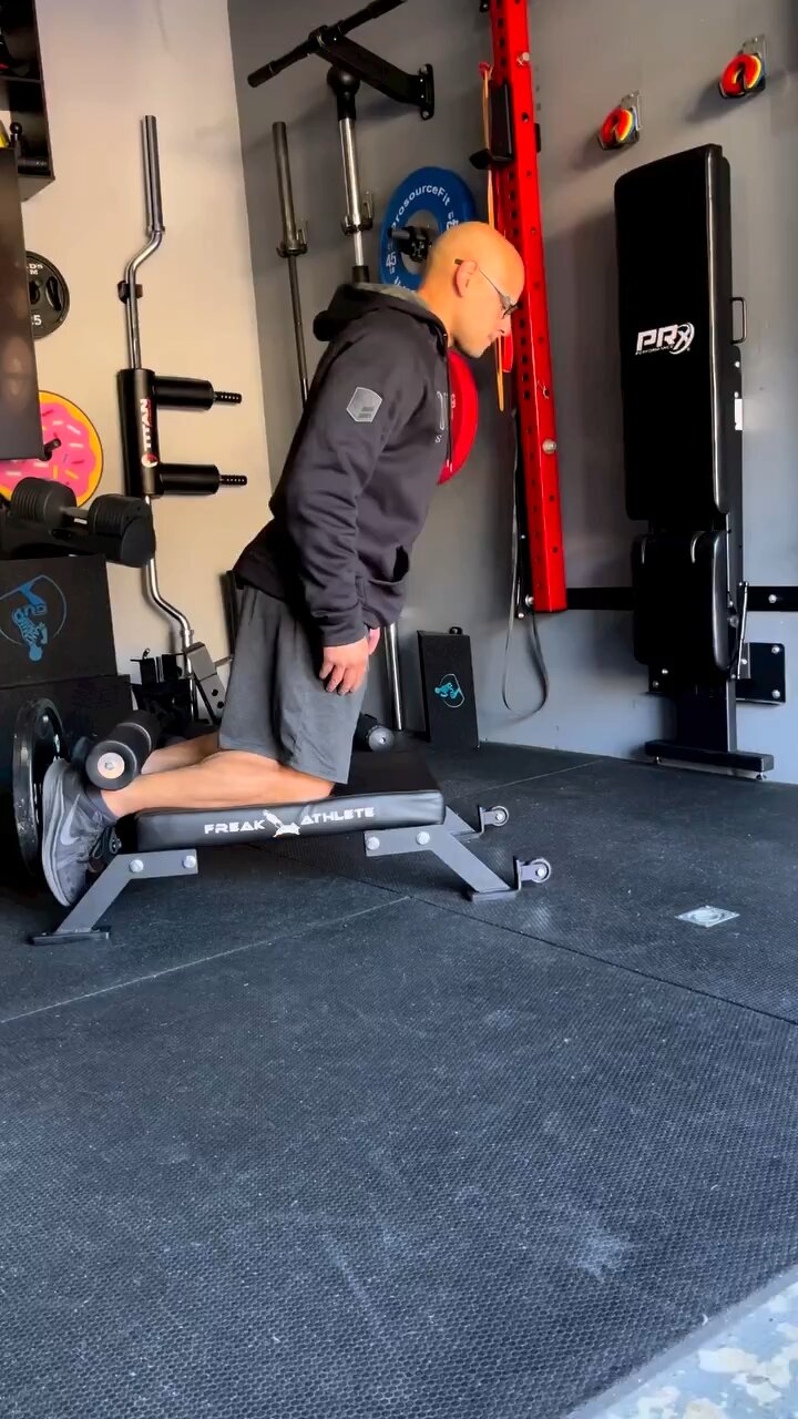 Nordic Mini Bench by Freak Athlete (Nordic Hamstring Curl Bench)