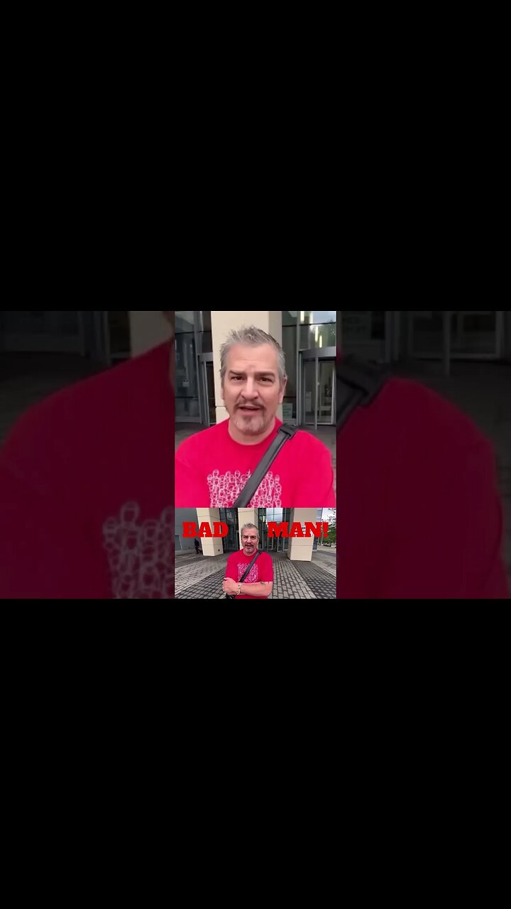 Frauditor Tough Guy Kult News vs Unhinged Security Guard! #shorts