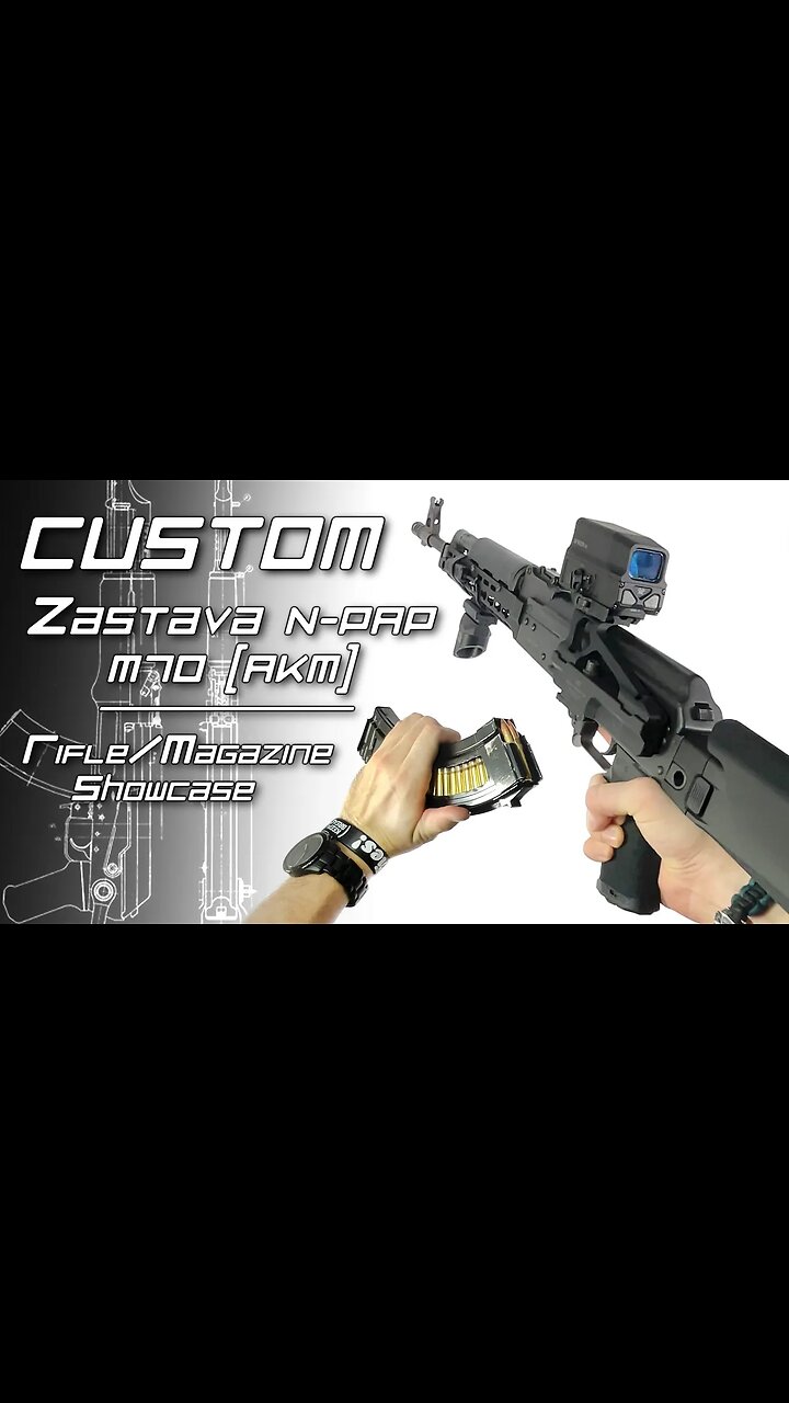 Custom Zastava N-PAP M70 (AKM) Showcase #shorts