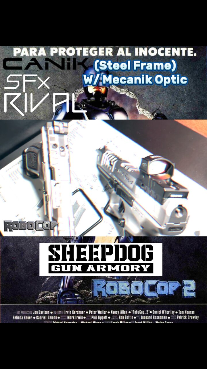 Canik “SFX Rival - S” (Steel Frame Chrome) 9mm 18 rd Capacity