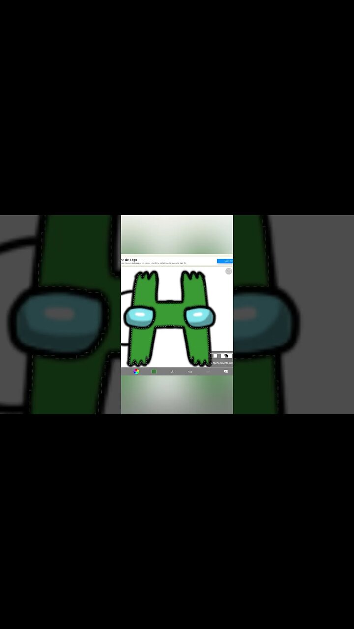 Drawing Alphabet Lore but Everyone is Sus | H #shorts