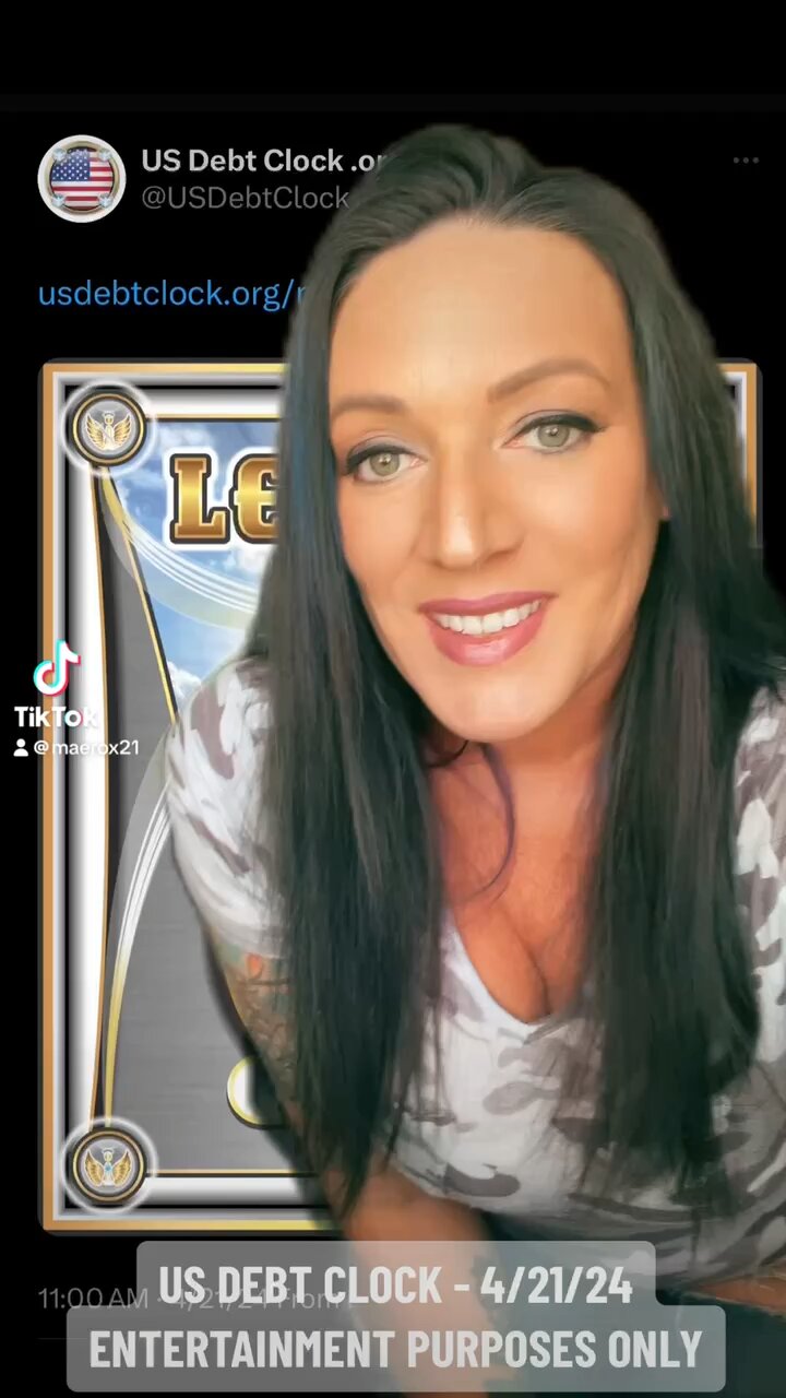 US DEBT CLOCK DECODE - 4/21/24 LEVEL UP Revelation 1:4-8 “Grace to you and peace from him