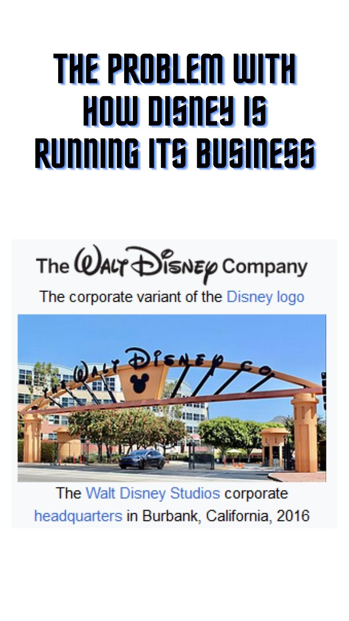 The problem with how Disney is running its business