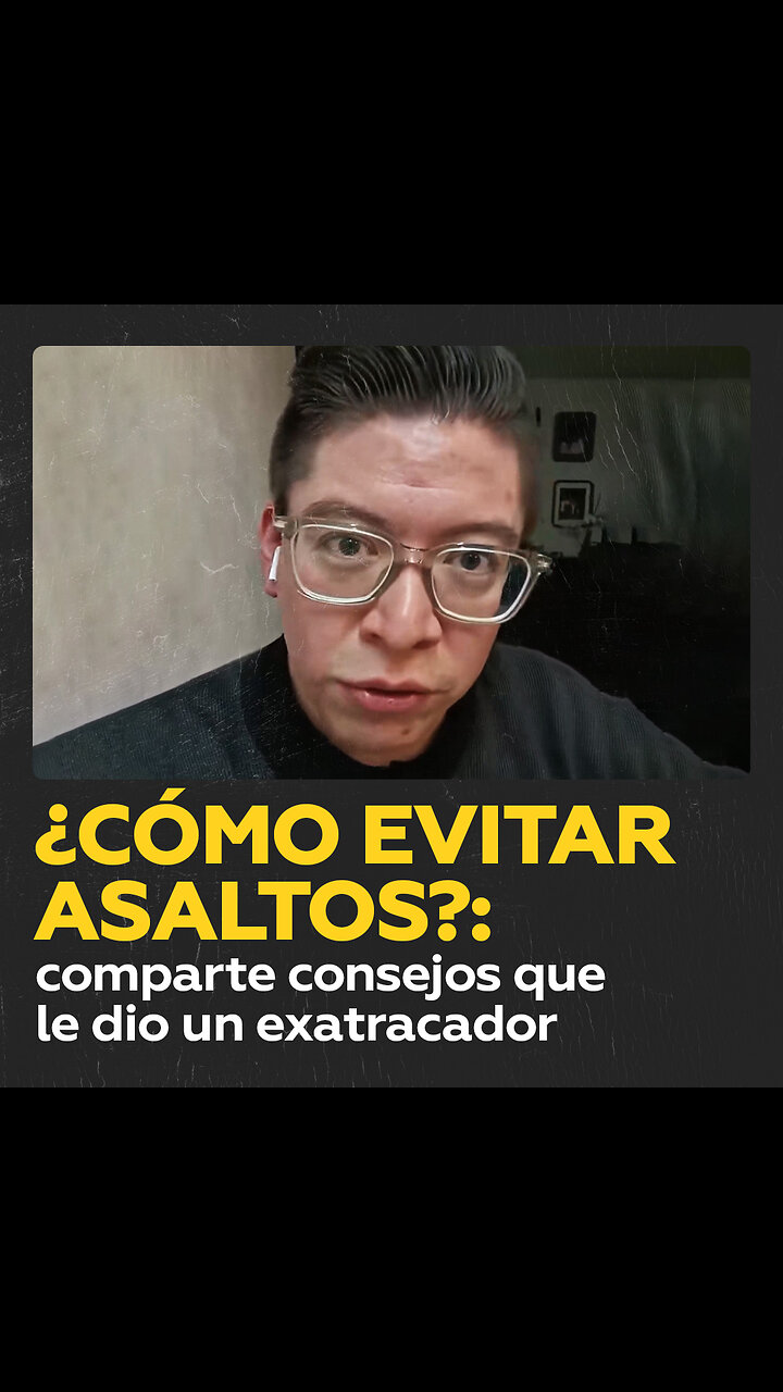 Se viraliza con sus consejos contra el atraco que le dio un exdelincuente