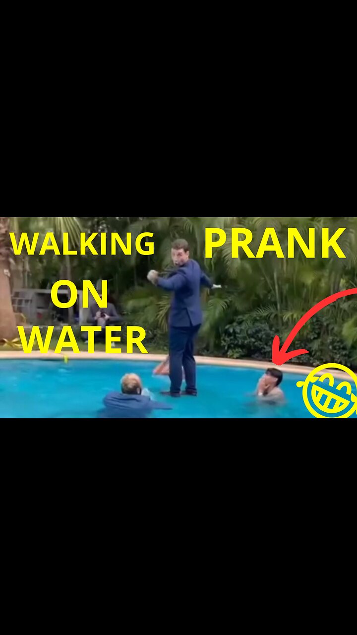 Walking on water prank | 😂😂