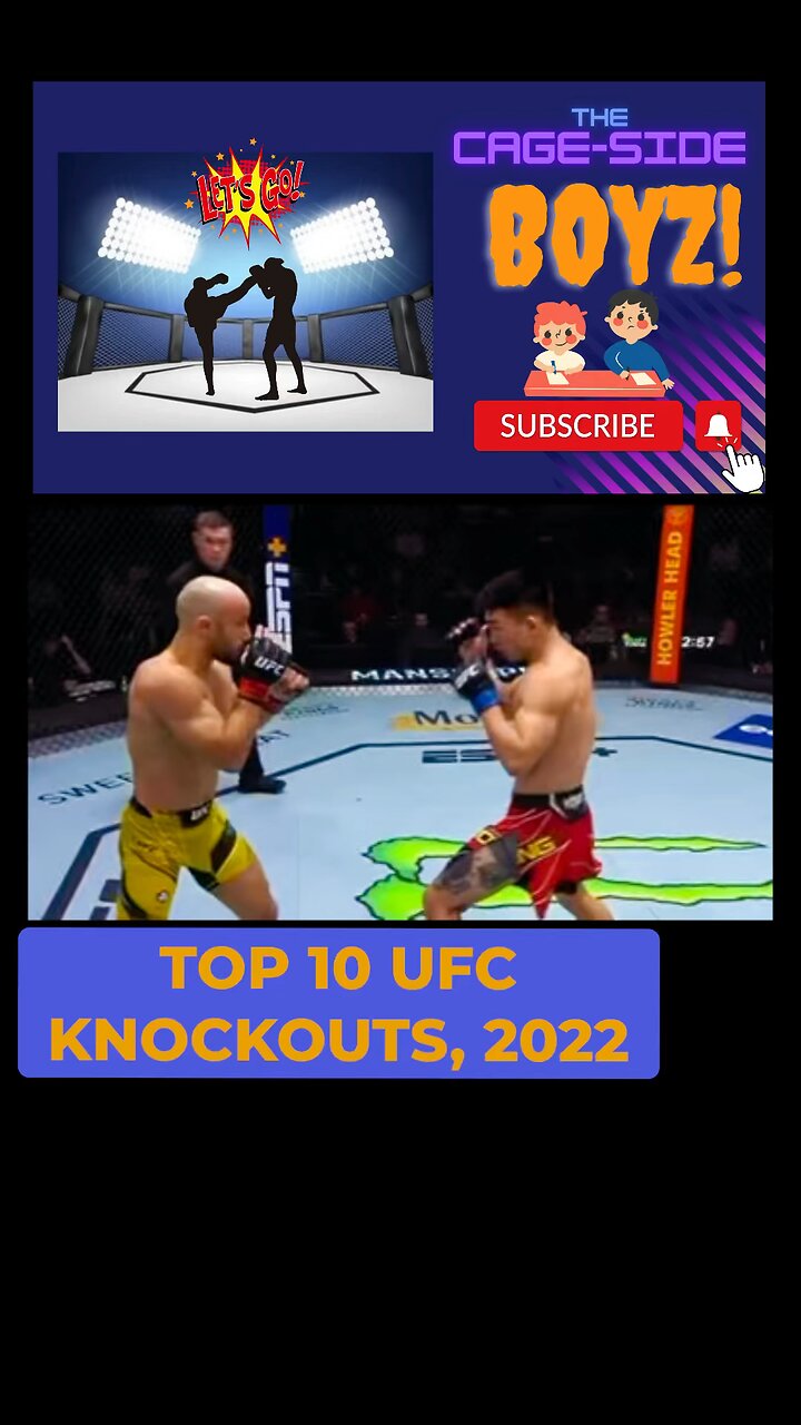 Top 10 UFC KNOCKOUTS of 2022
