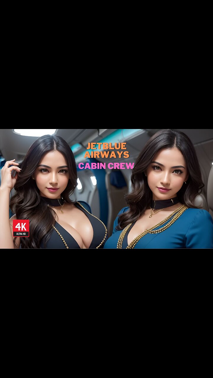 Ai Lookbook Girl 💎 JetBlue Airways 👗 Cabin crew dress ️ #ReviewParks #ailookbookgirl