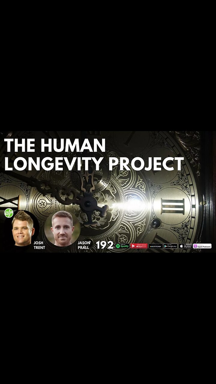 192 Jason Prall: The Human Longevity Project (How To Live To 100)