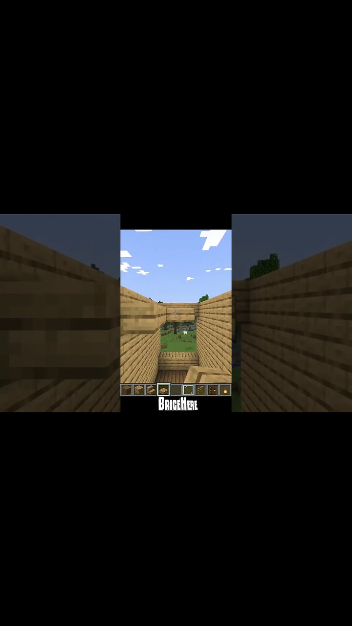 How to build a Modern Wood House in Minecraft part 3 #shorts #short # ...