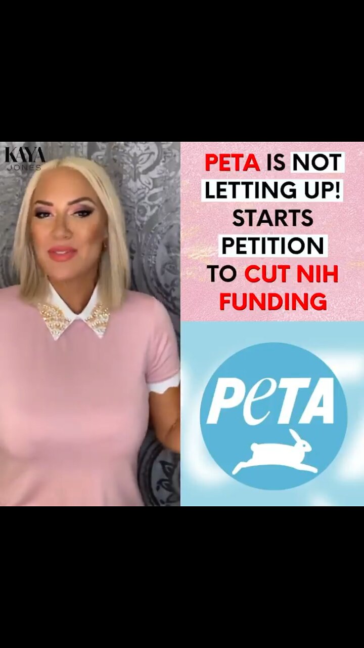 PETA Is Not Letting Up! Starts Petition To Cut NIH Funding