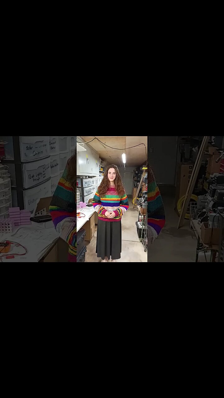 Princess K the knitting lady allows a shop tour