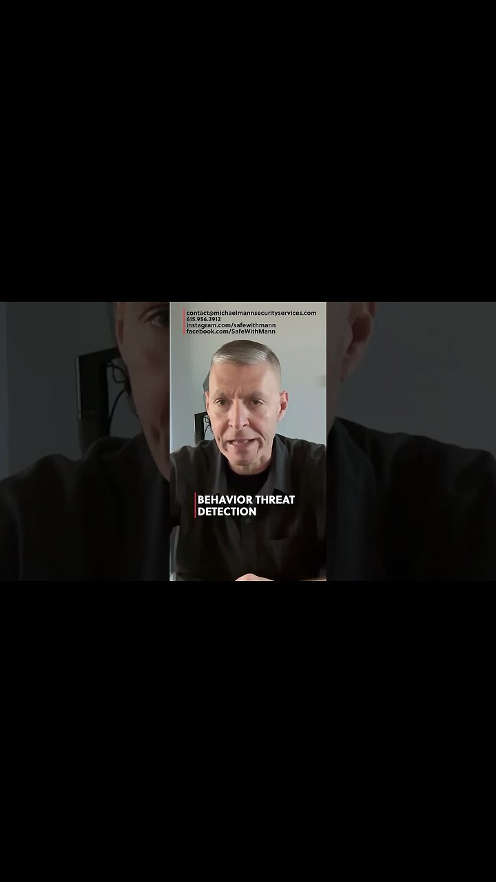 Behavior Threat Detection and Close Protection in the Sanctuary Training