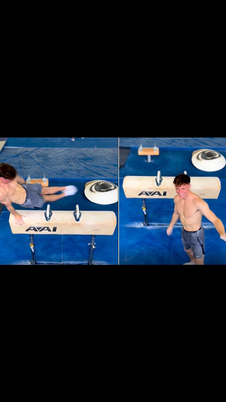 Best Gymnast In America Does an Insane Combo