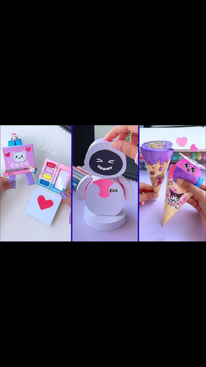 Paper craft/Easy craft ideas/ miniature craft / how to make /DIY/school ...