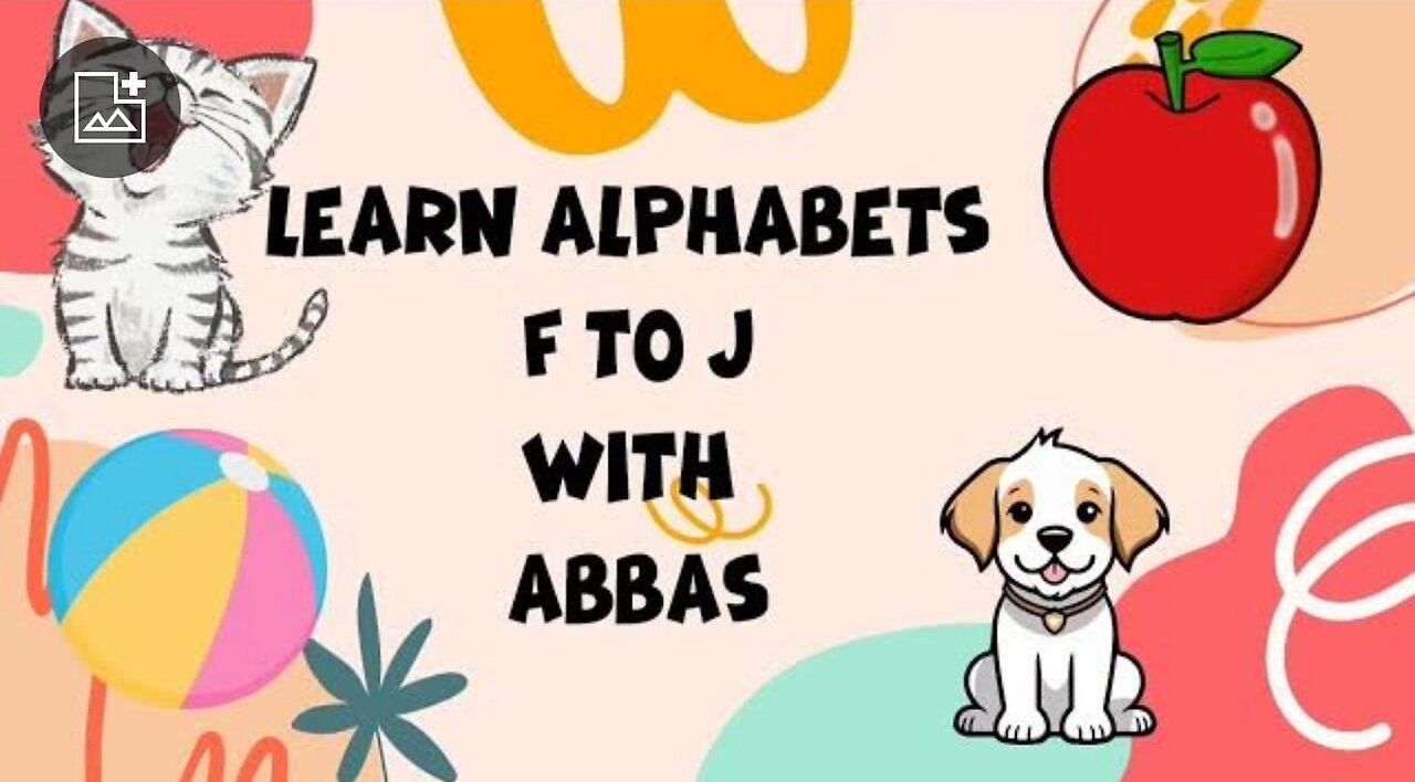 Fun and Engaging Alphabet Learning Adventure: F to J for Kids