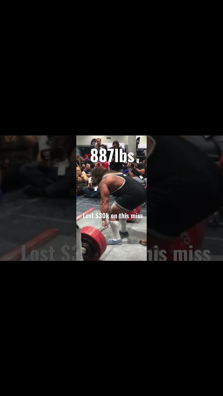 Most Expensive Miss Lift in Powerlifting History!