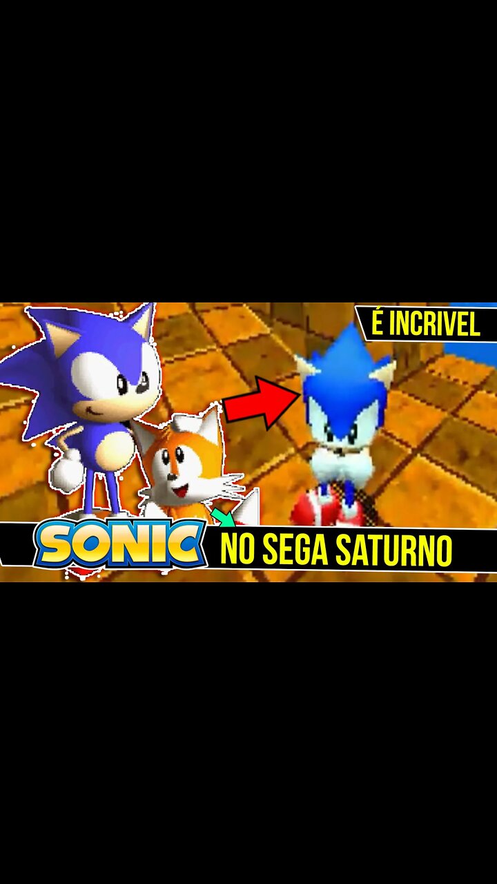Sonic Saturno - NOVO jogo 3d INCRIVEL do Sonic dos anos 90 #shorts