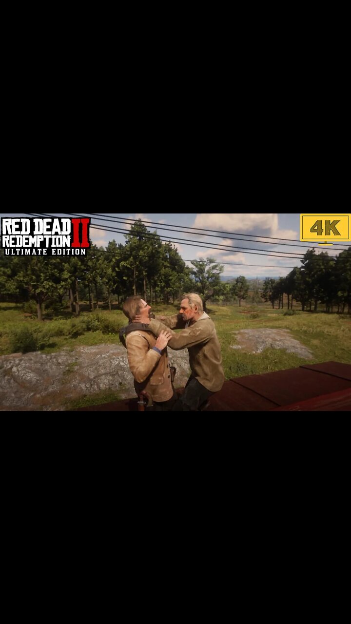 rdr2 fight - Arthur Morgan Fight over the train - #rdr2 #shorts