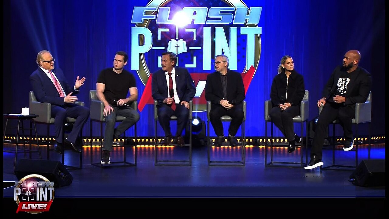 FLASHPOINT LIVE! MINNEAPOLIS 10-6-2023 Gene Bailey, Mike Lindell, David ...