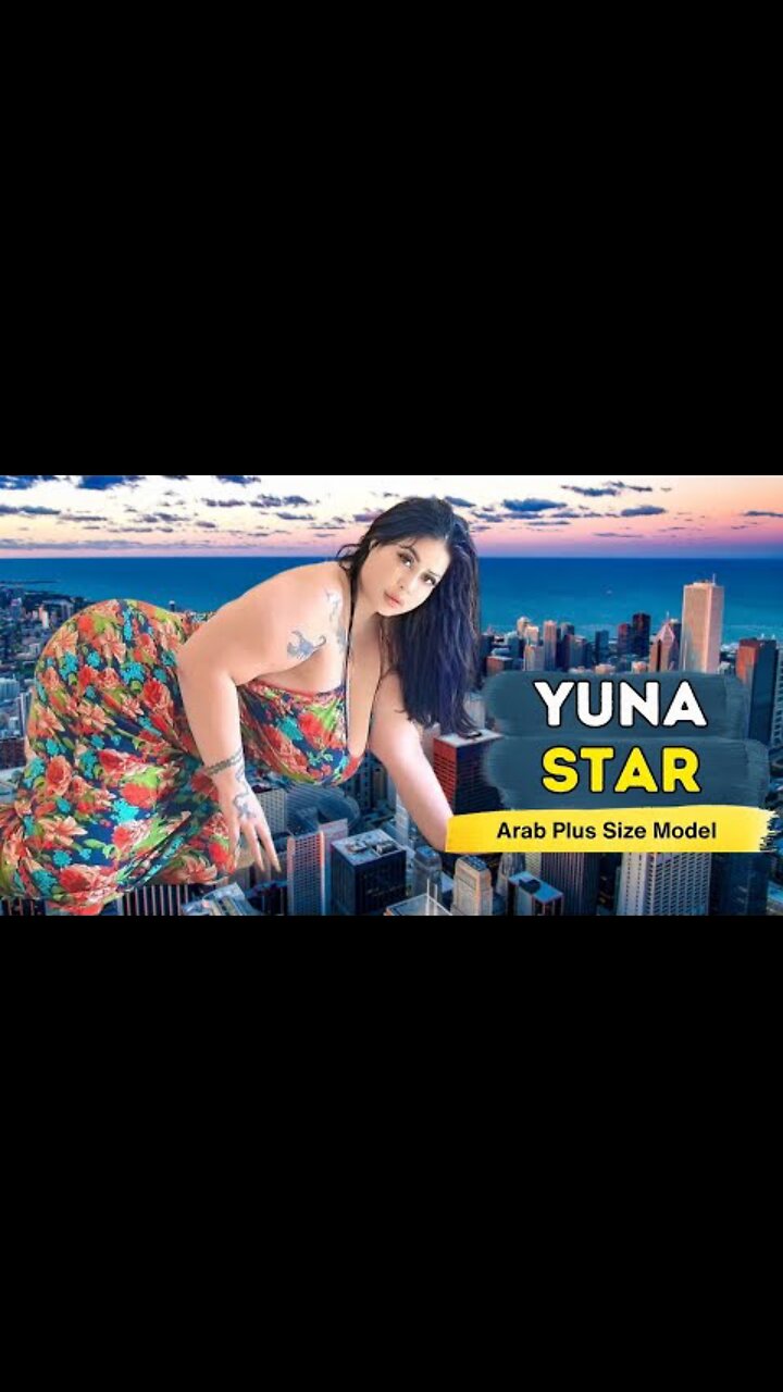 Yuna BBW_ Arab Plus size Model _ curve _fashion star_ Bio _ Wiki and Hight