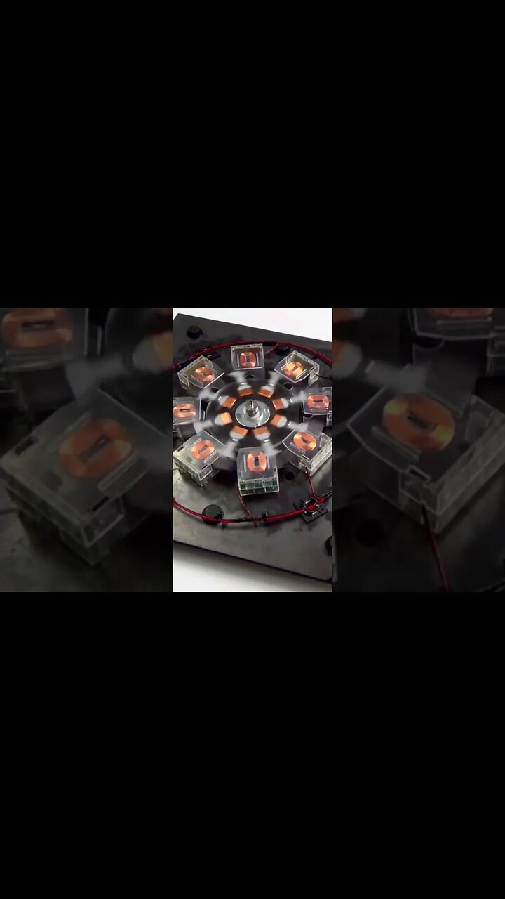 clean energy motor powered by Silicon Graphite battery #magnetmotor #shorts