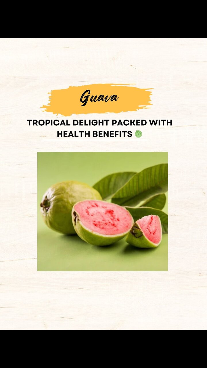 "Guava: Tropical Delight Packed with Health Benefits 🍈"