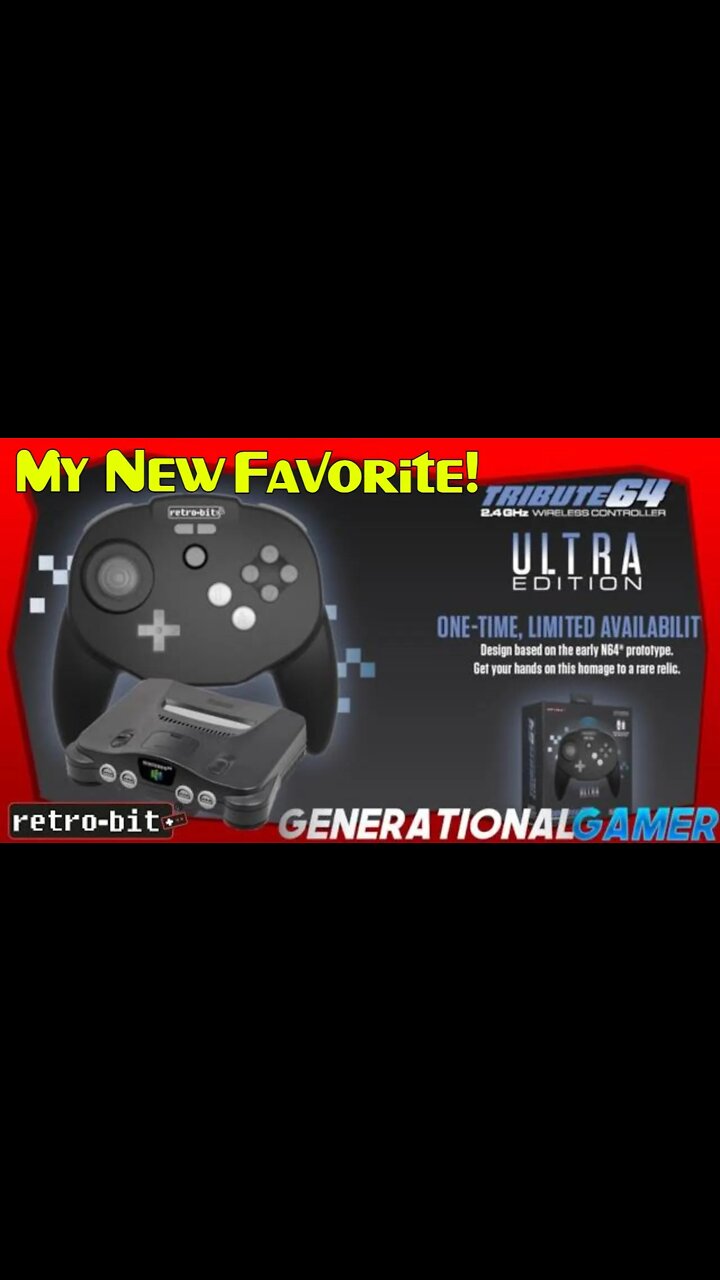 Retro-Bit Wireless Tribute 64 is my new favorite controller for N64 ...