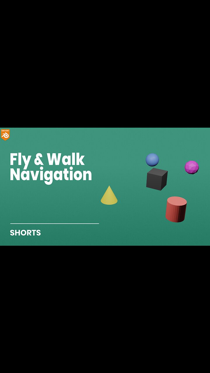 How to use the fly/walk navigation (first-person) in Blender [3.5 ...