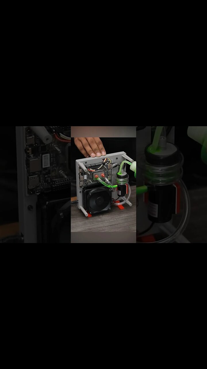 Building an 3D Printed Mini Liquid Cooled PC #diyprojects #3dprinting # ...