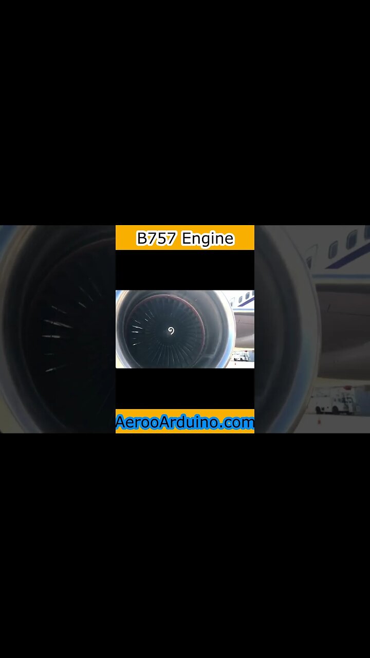 Watch Boeing B757 Jet #Engine WindMilling #Flying #Aviation #AeroArduino