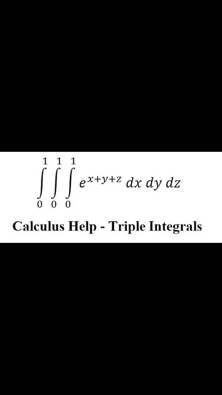 Double Integrals, Triple Integrals, Polar Coordinates, Spherical ...