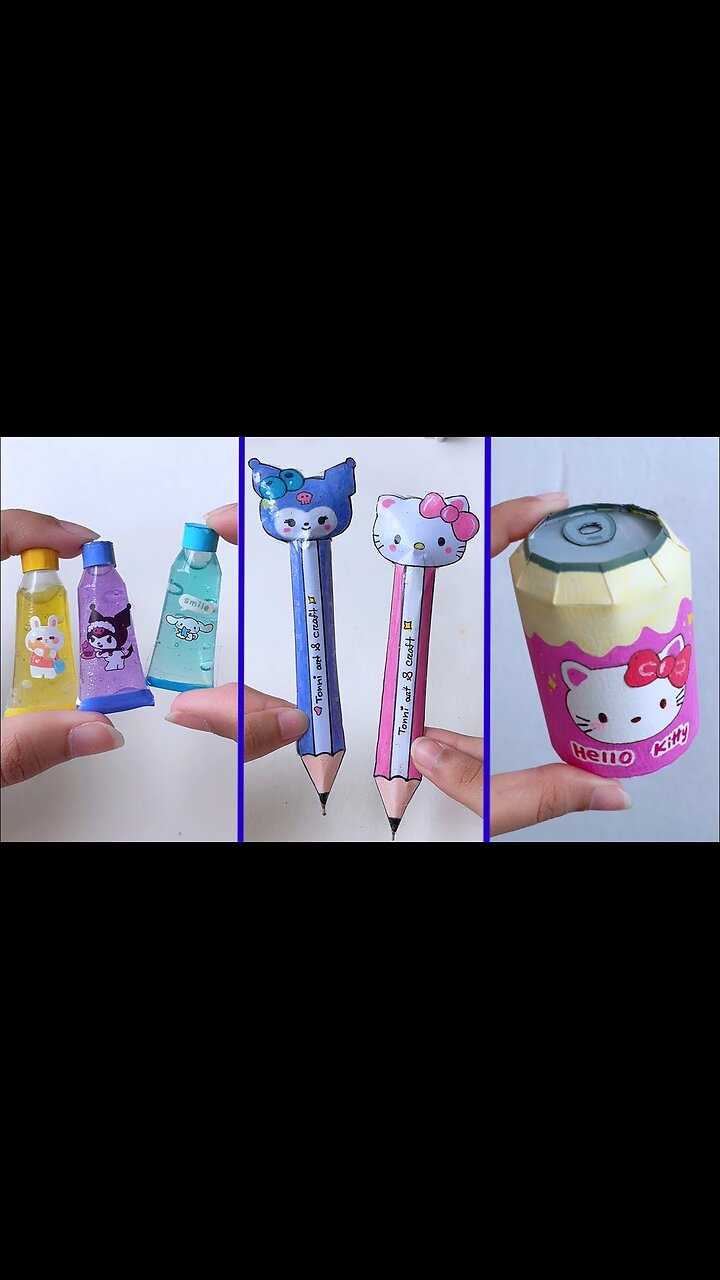 Creative Paper Crafts & DIY Miniature Projects | Easy School Project ...