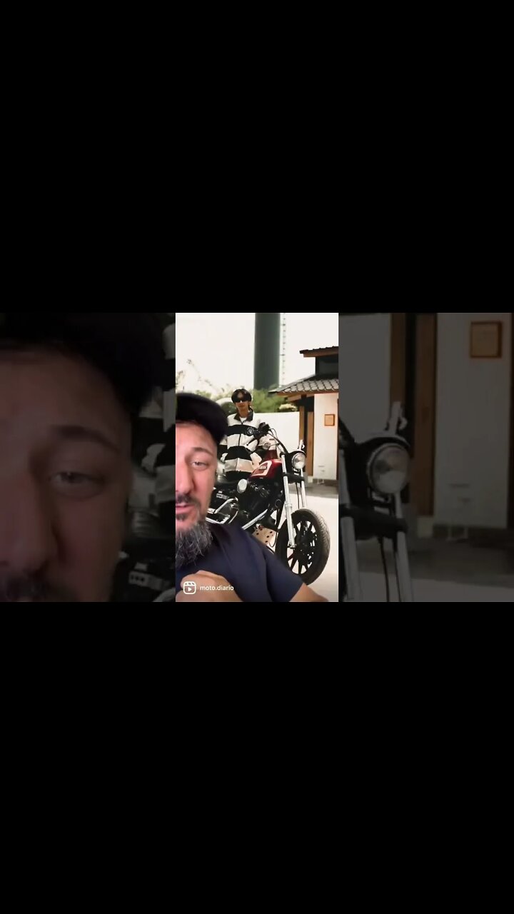 Yamaha Bolt 950 customizada, motor em V, mas nunca veio para o Brasil