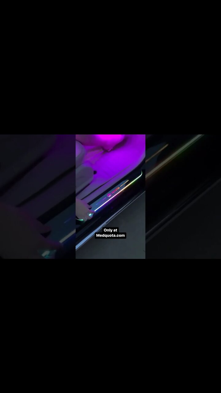 LED Welcome Pedal Car Scuff Plate