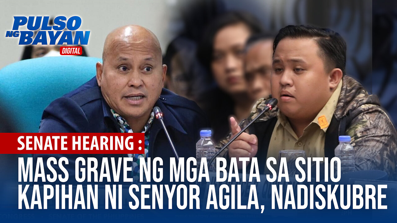 LIVE SENATE HEARING | Mass grave ng mga bata sa Sitio kapihan ni Senyor ...