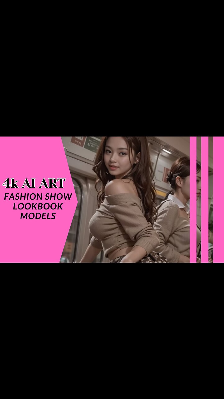 4K FASHION SHOW AI LOOKBOOK MODELS AI ART