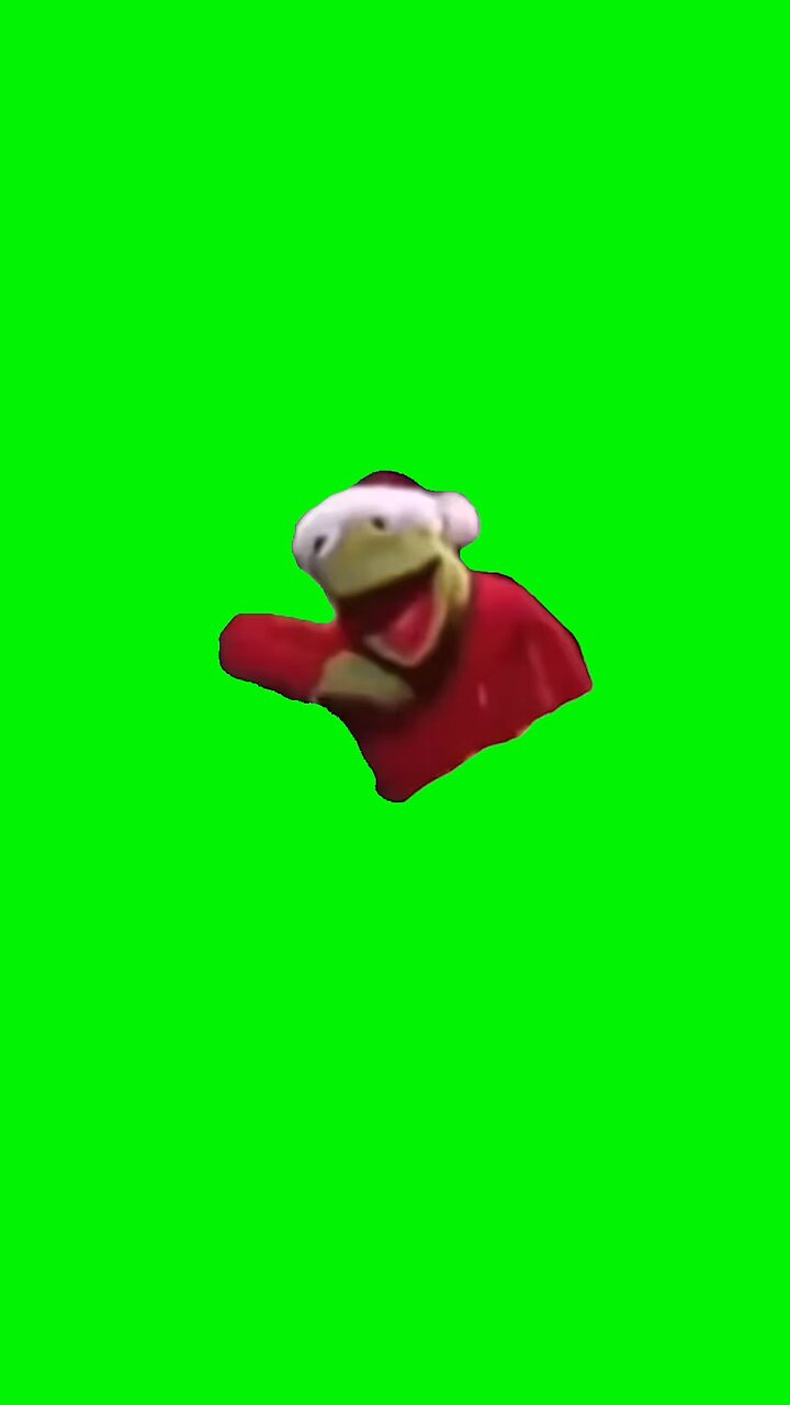 Christmas Kermit | Green Screen