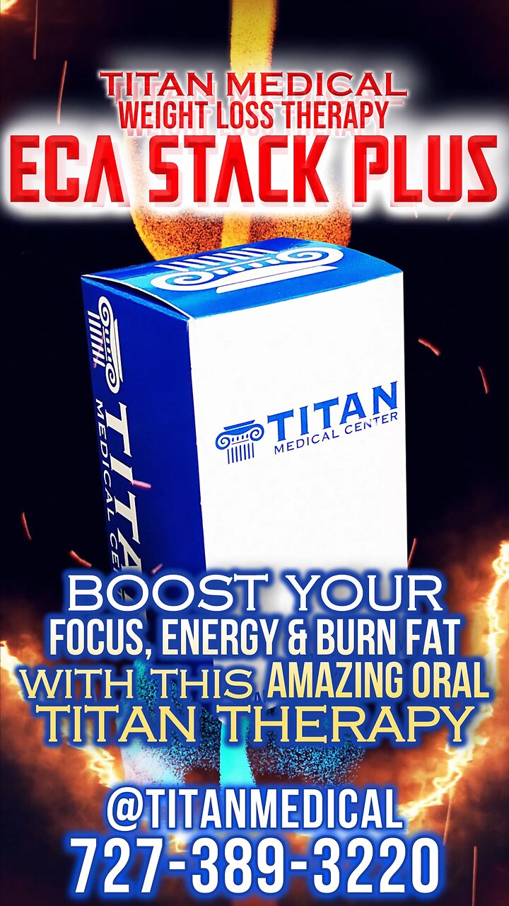 #BurnFat & Boost Your #Energy with #TitanMedical Therapy: #ECA Stack Plus!