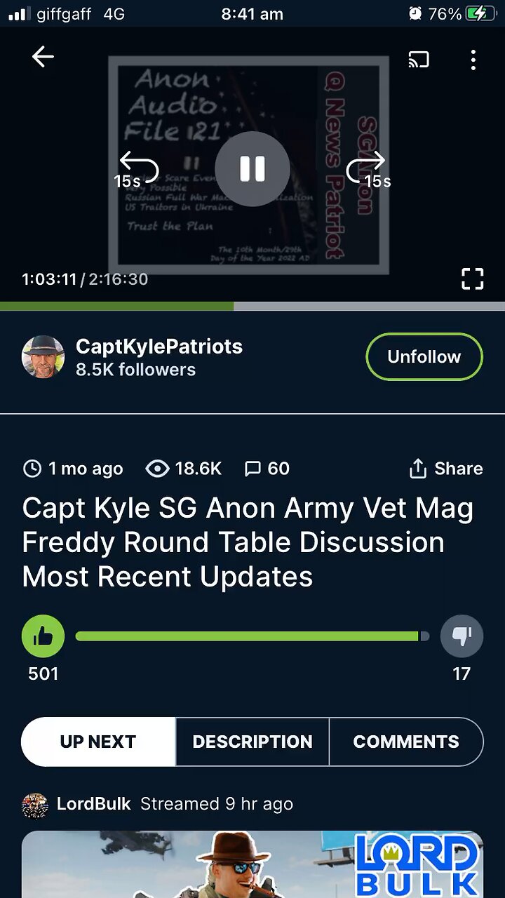 Capt Kyle /SGAnon ( QNewsPatriot)- intel from November 2022-