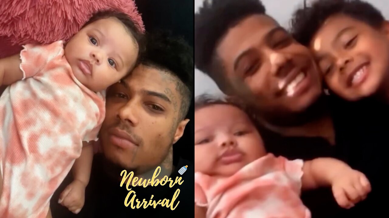 Blueface Introduces Daughter Journey To Instagram For The 1st Time! 👶🏽