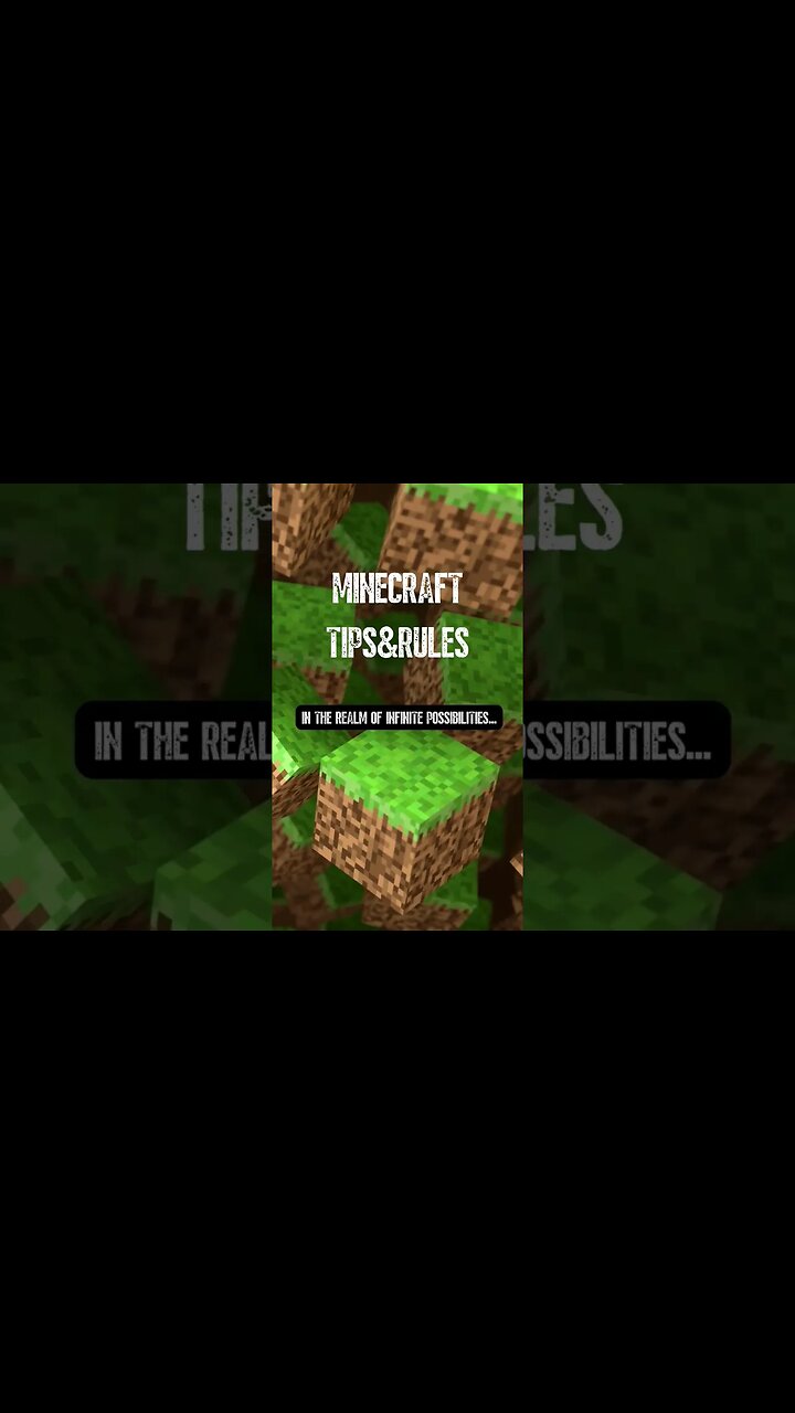 Minecraft Tips and Rules | EP 19 | #short #shorts #minecraft # ...