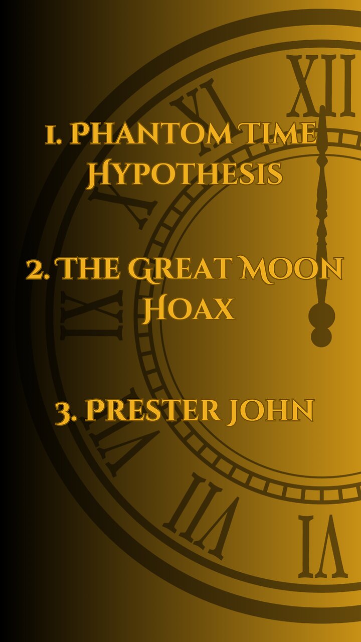 The Phantom Time Hypothesis, Moon Life Hoax, and the Search for Prester John